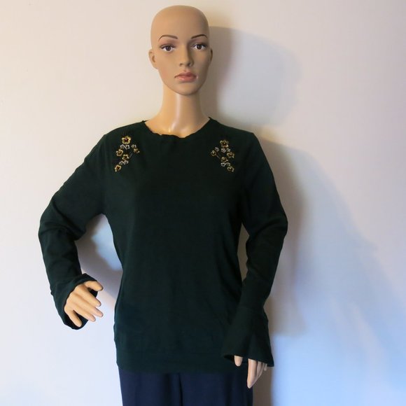 Ivanka Trump | Sweaters | Ivanka Trump Sweater Embellished | Poshmark